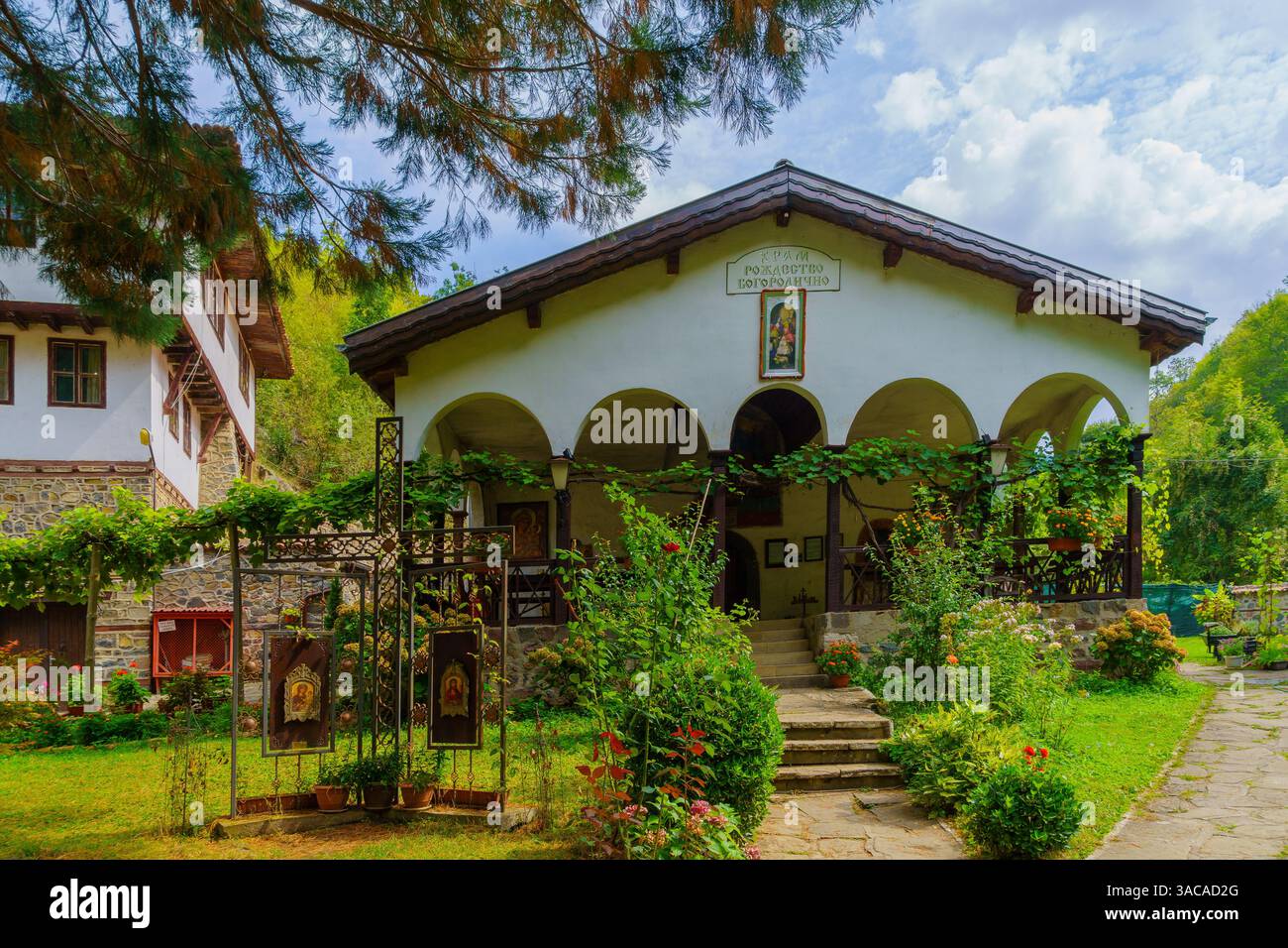 View of the Seven Altars Monastery (Monastery of the Most Holy Mother ...