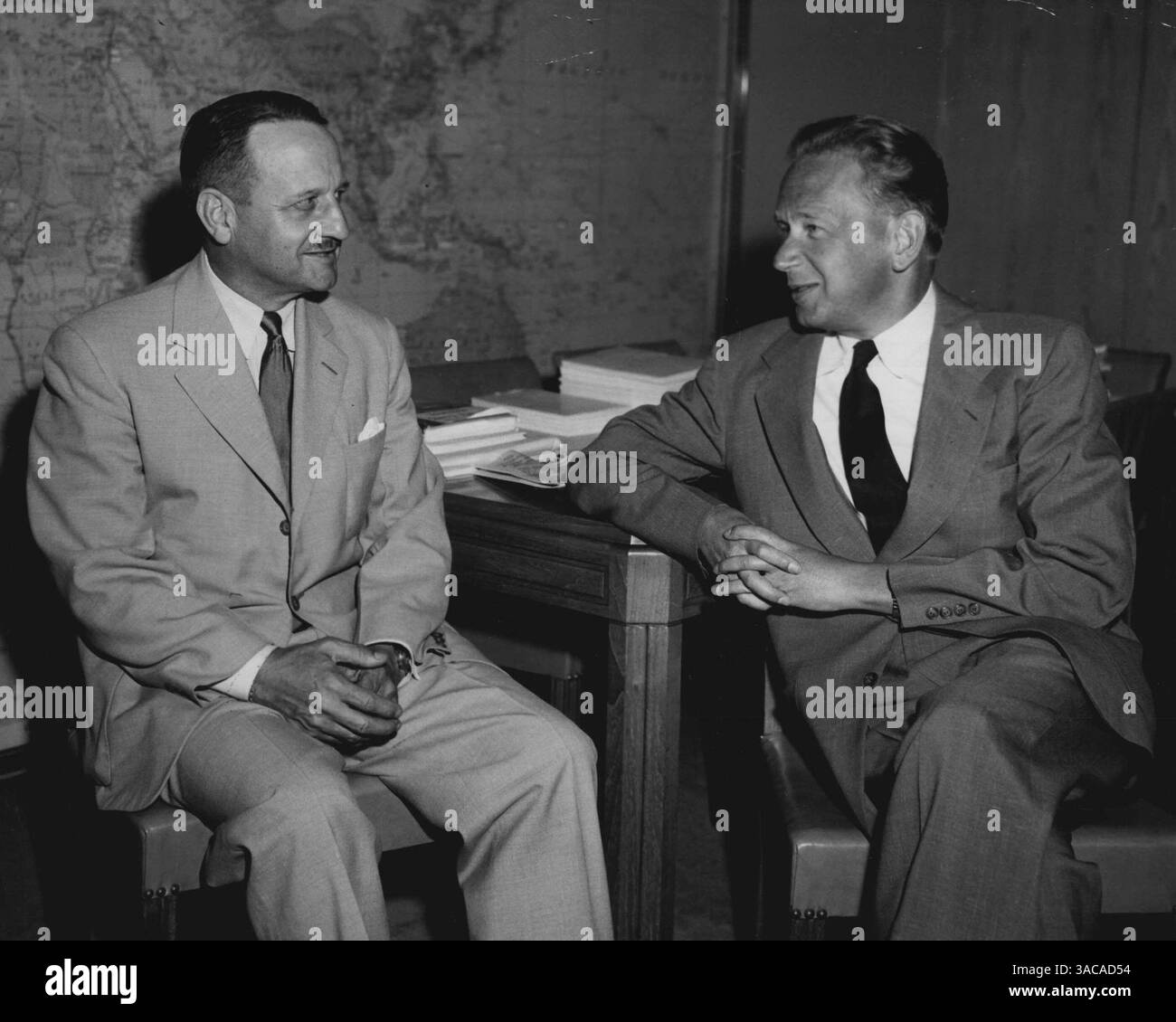 New truce Supervision Chief in Palestine Visits Secretary-General Major ...