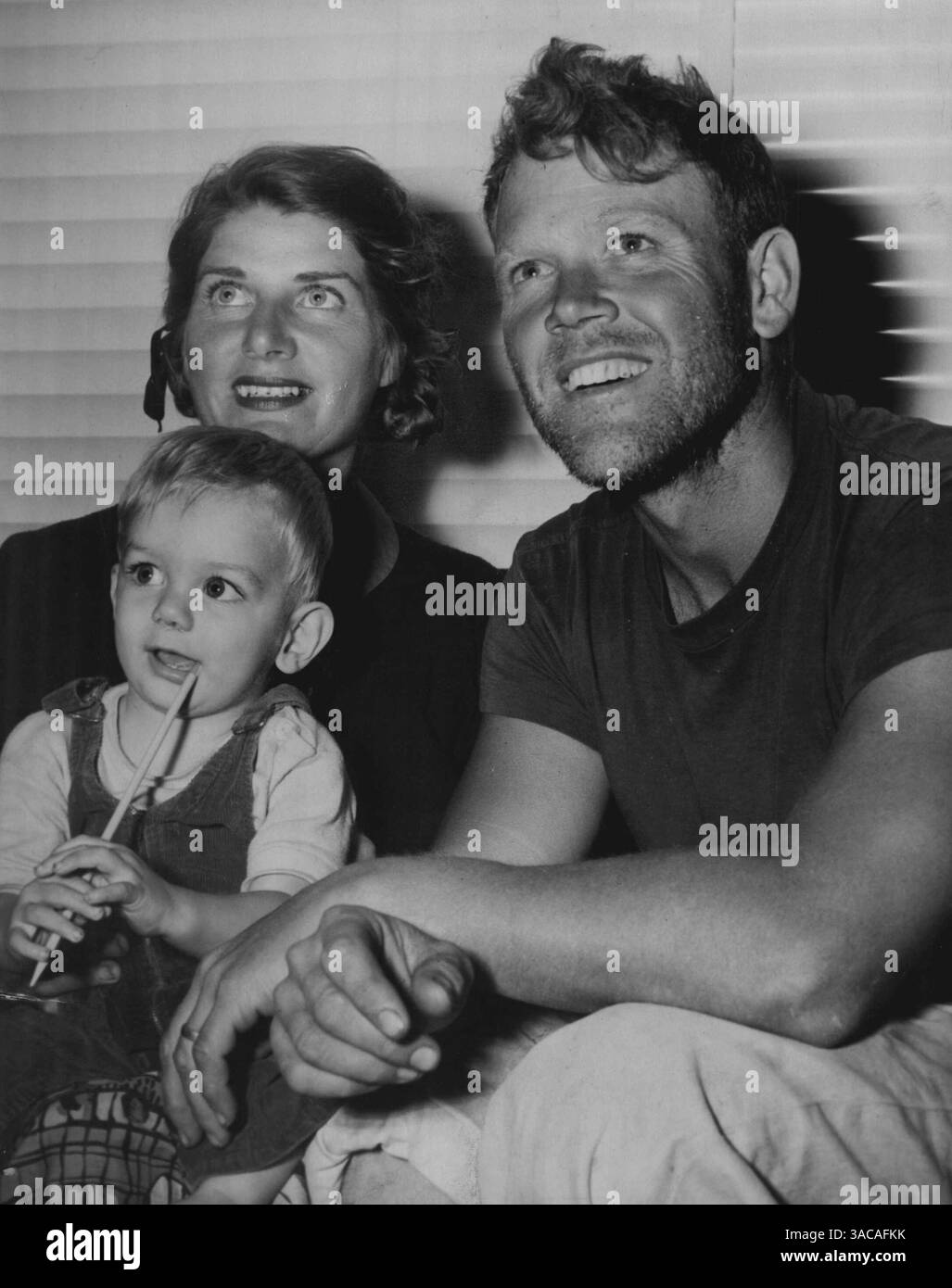 Mr. and Mrs. John Caldwell, Of U.S.A., And their youngest son, Roger ...