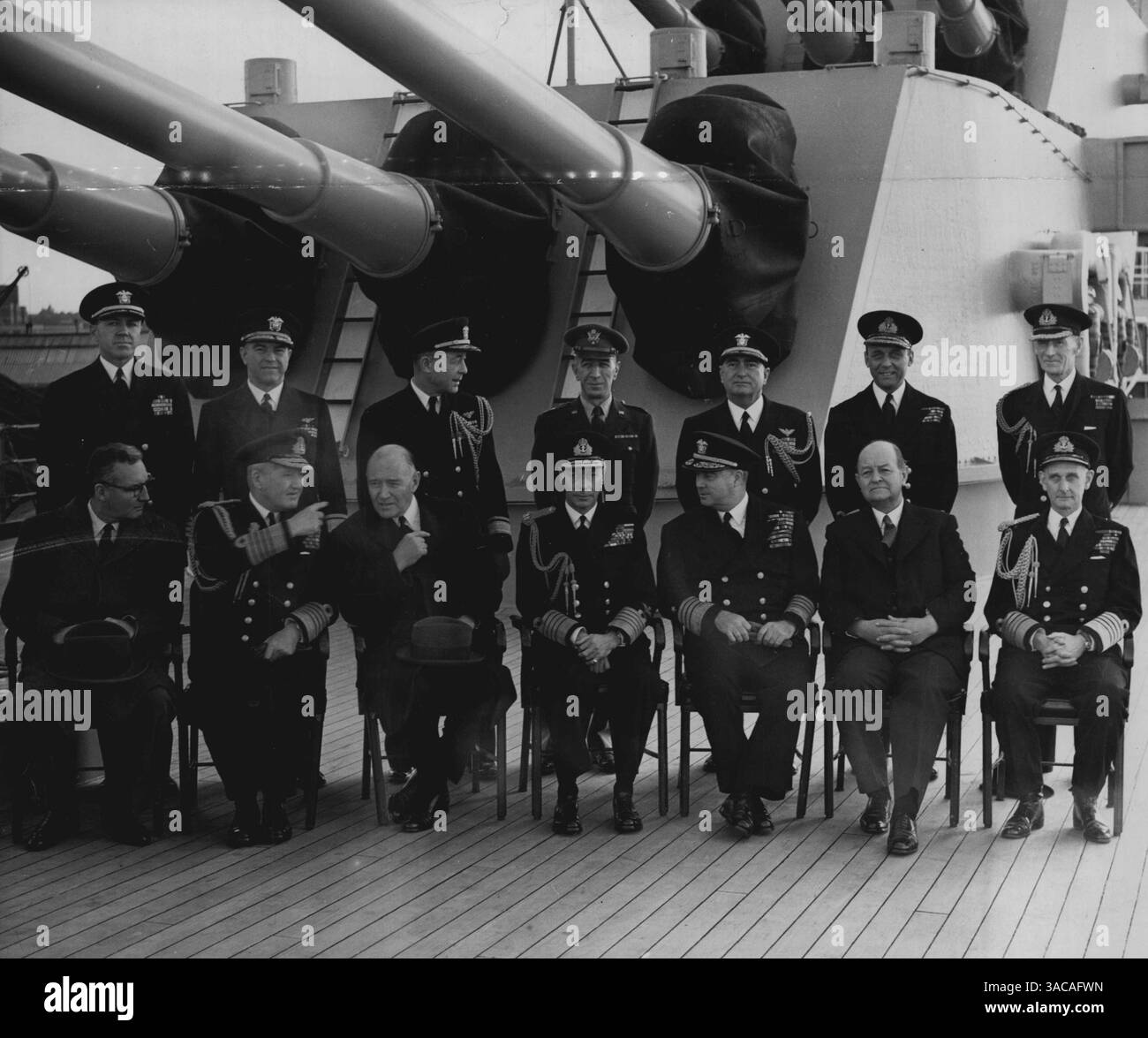 Visited Admiral R.L. Conolly ***** United states navy, Eastern Atlantic ...