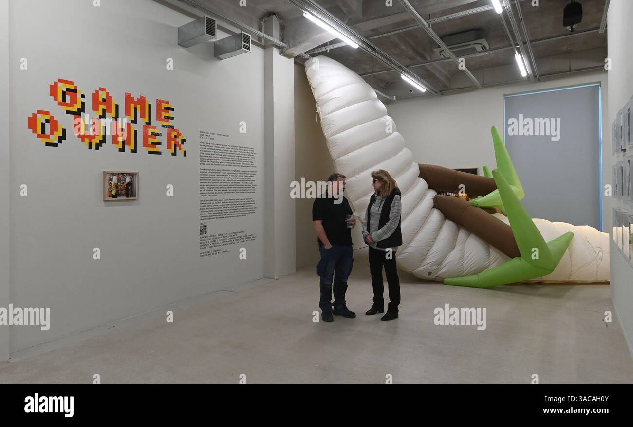 Olomouc, Czech Republic. 03rd Apr, 2025. The Game Owner exhibition ...