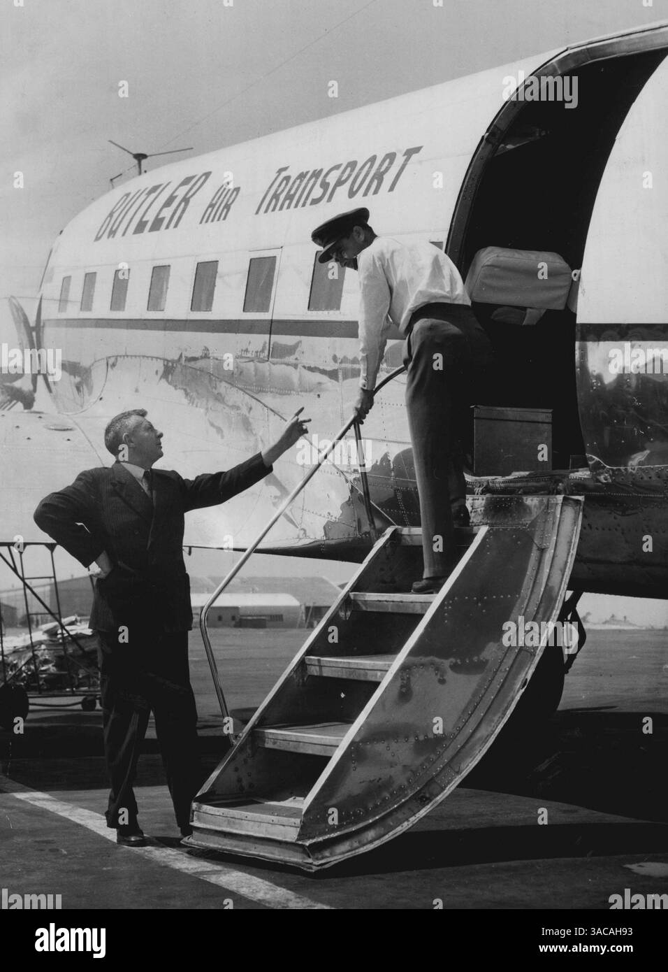 C. Butler His planes were the first in the world to be equipped with in ...