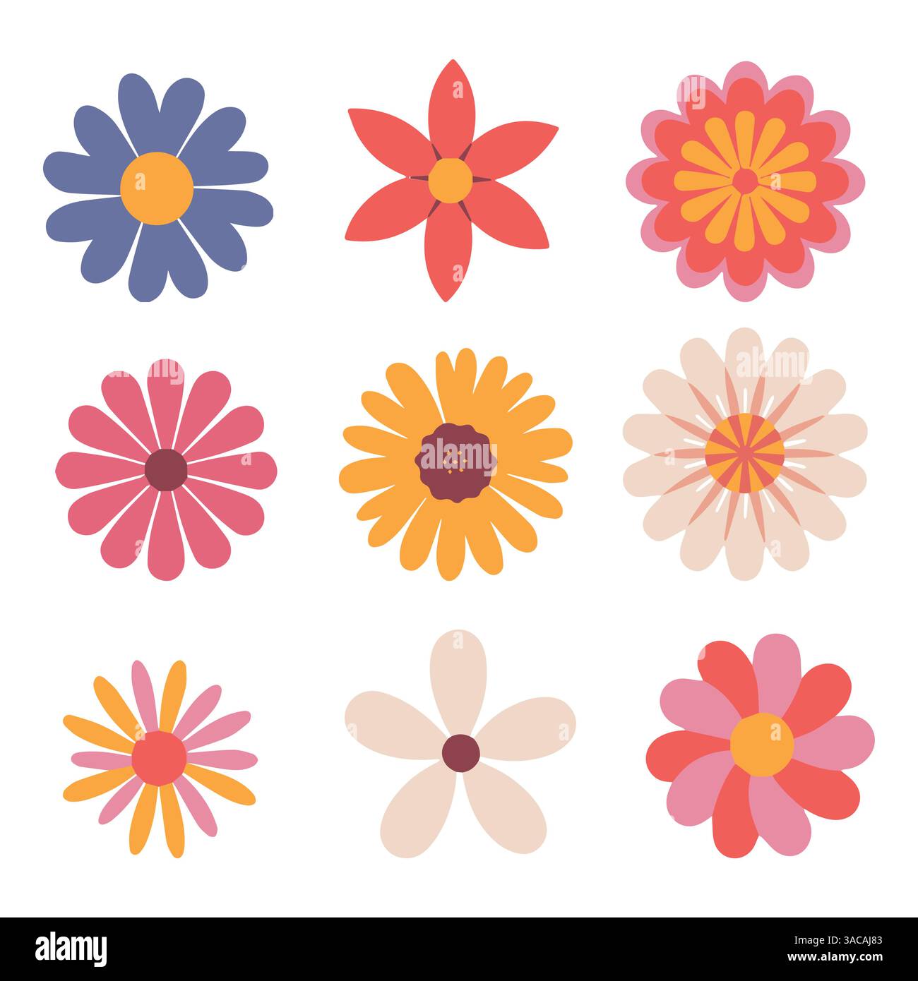 Top view various decorative Stock Vector Images - Alamy