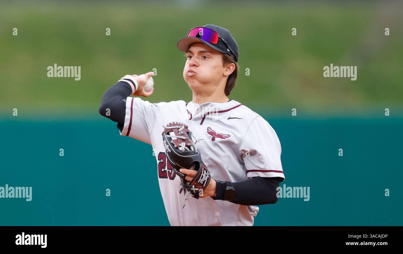 UMES infielder Elijah Negron (25) during an NCAA baseball game against ...
