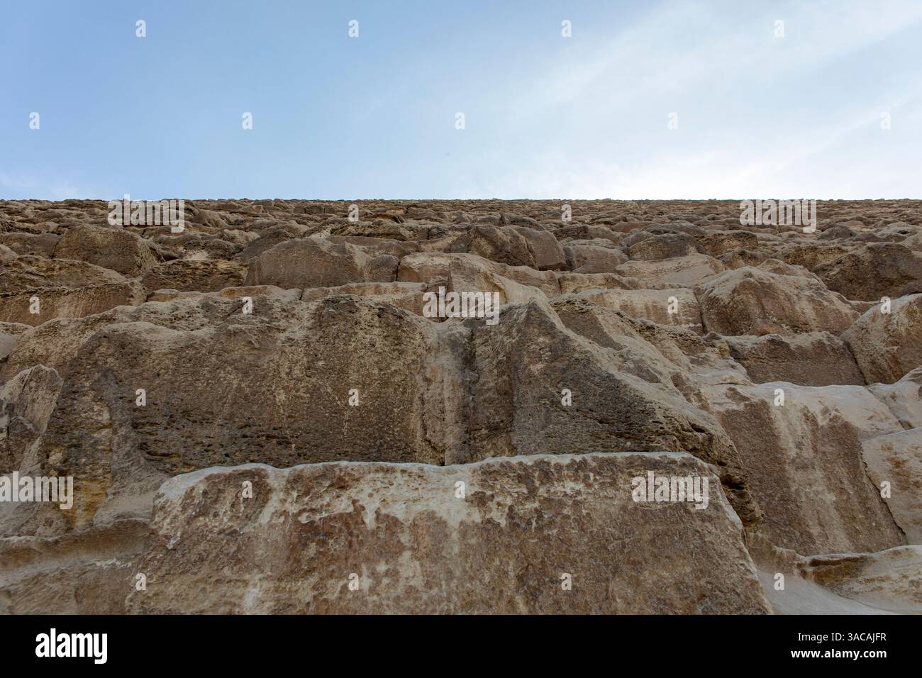 Explore the ancient stones of the Great Pyramid of Khufu in Giza, Egypt ...