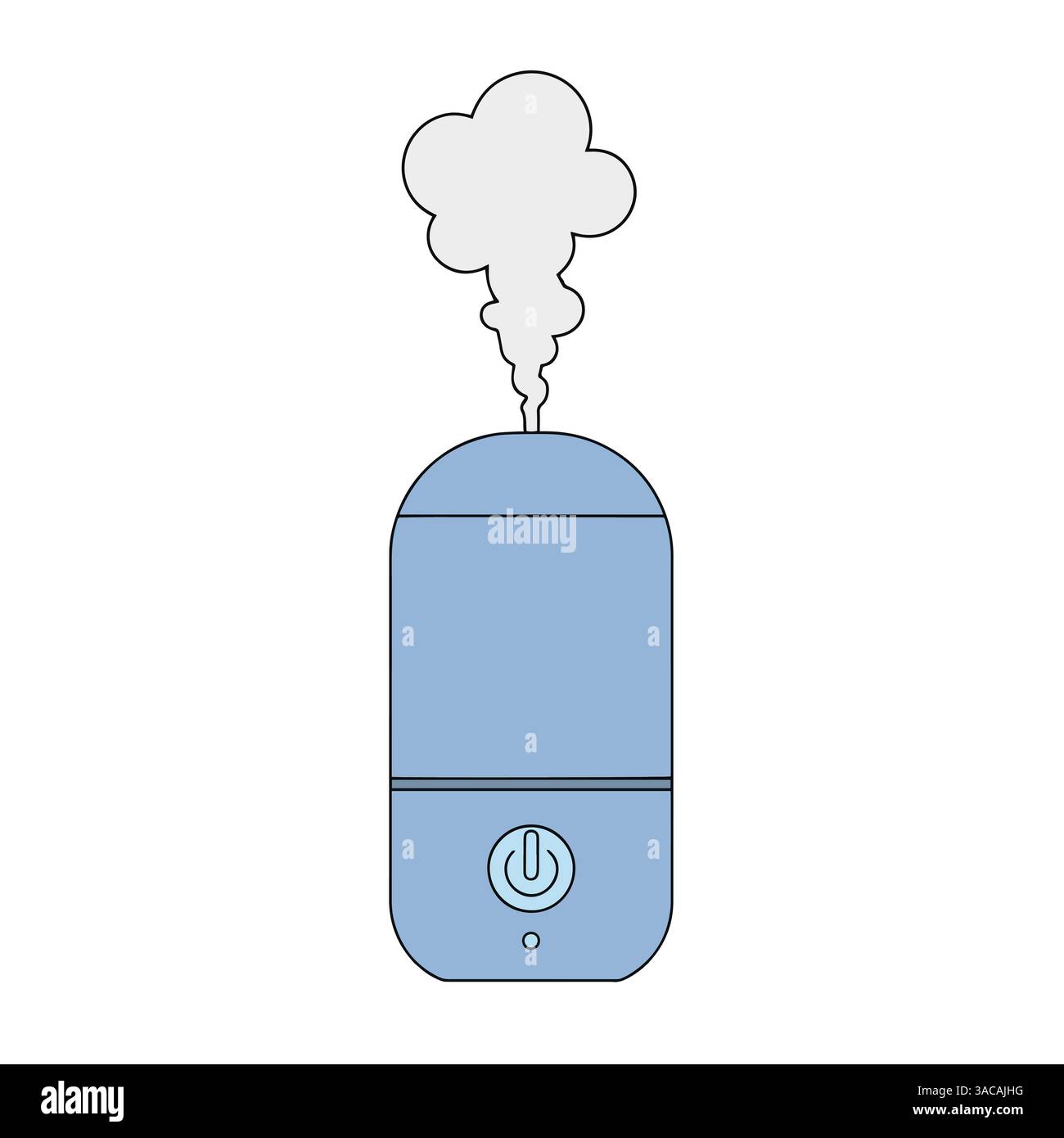 Air humidifier icon vector. Illustration of a home air cleaning and ...
