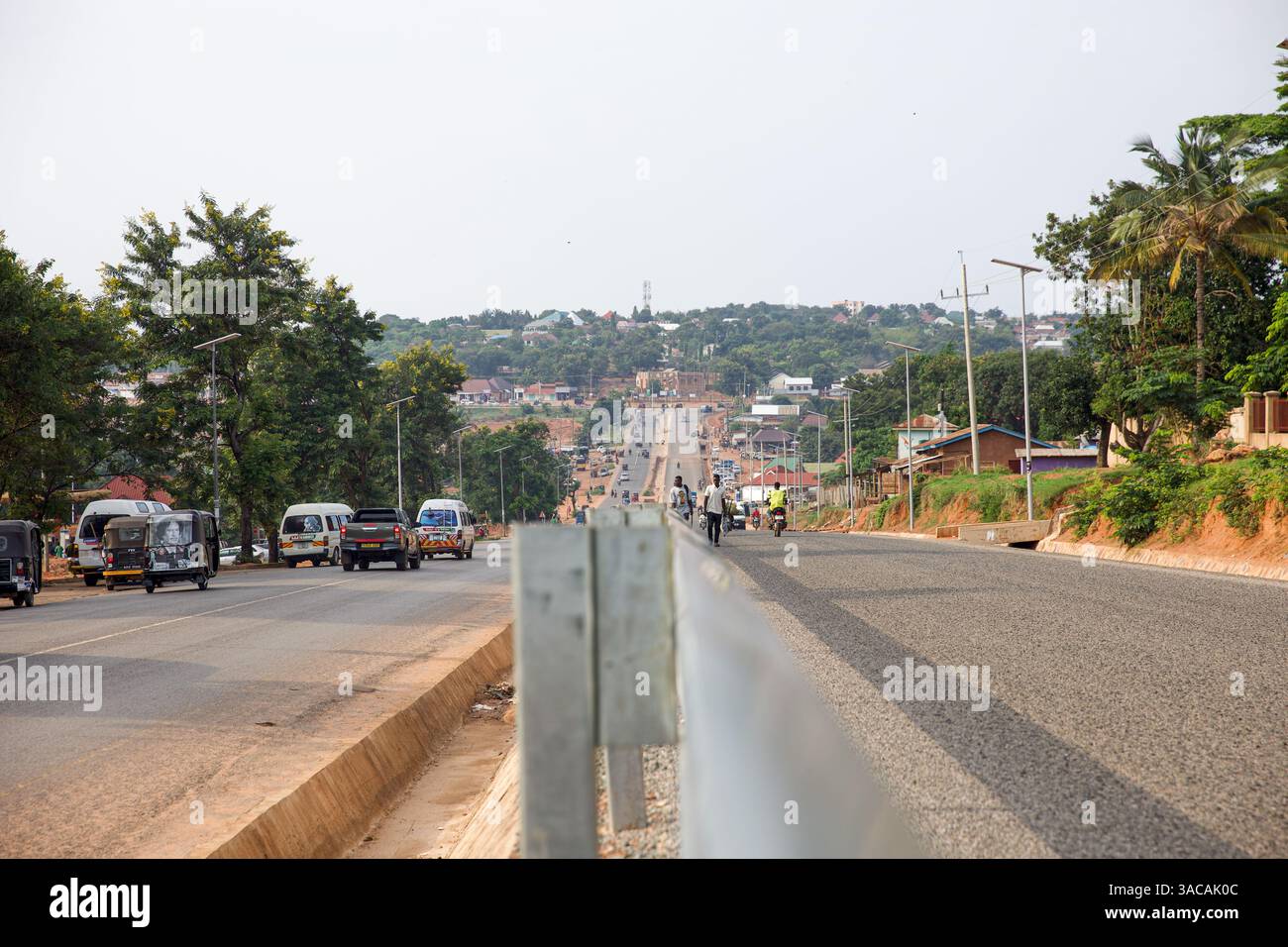 A section of Mwanga street in Kigoma region on october 23, 2024 Stock ...