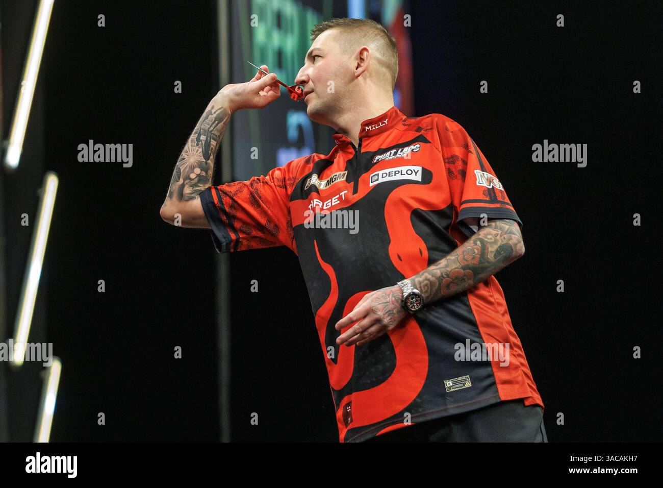 Berlin, Germany. 03rd Apr, 2025. Darts: Premier League, Matchday in ...
