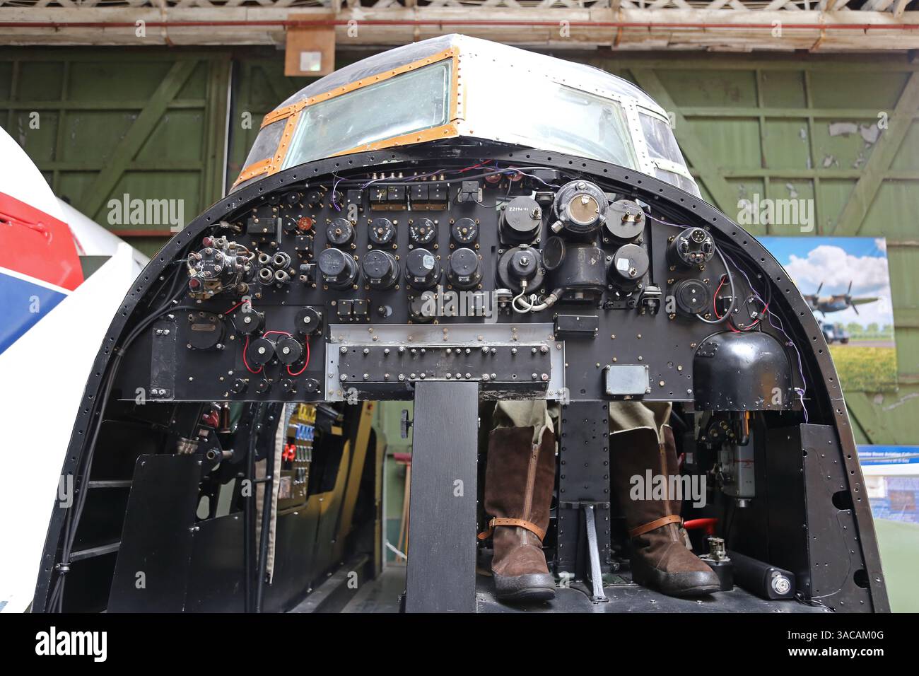 Avro Lancaster B Mk1 Special (replica cockpit), Boscombe Down Aviation ...