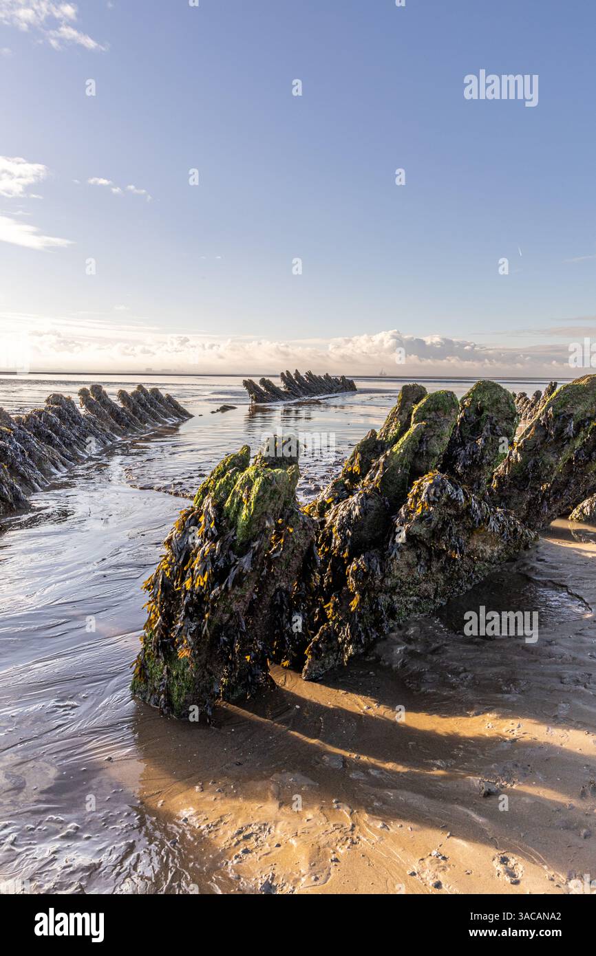 The wreck of the Norwegian ship SS Nornen which ran aground on the ...