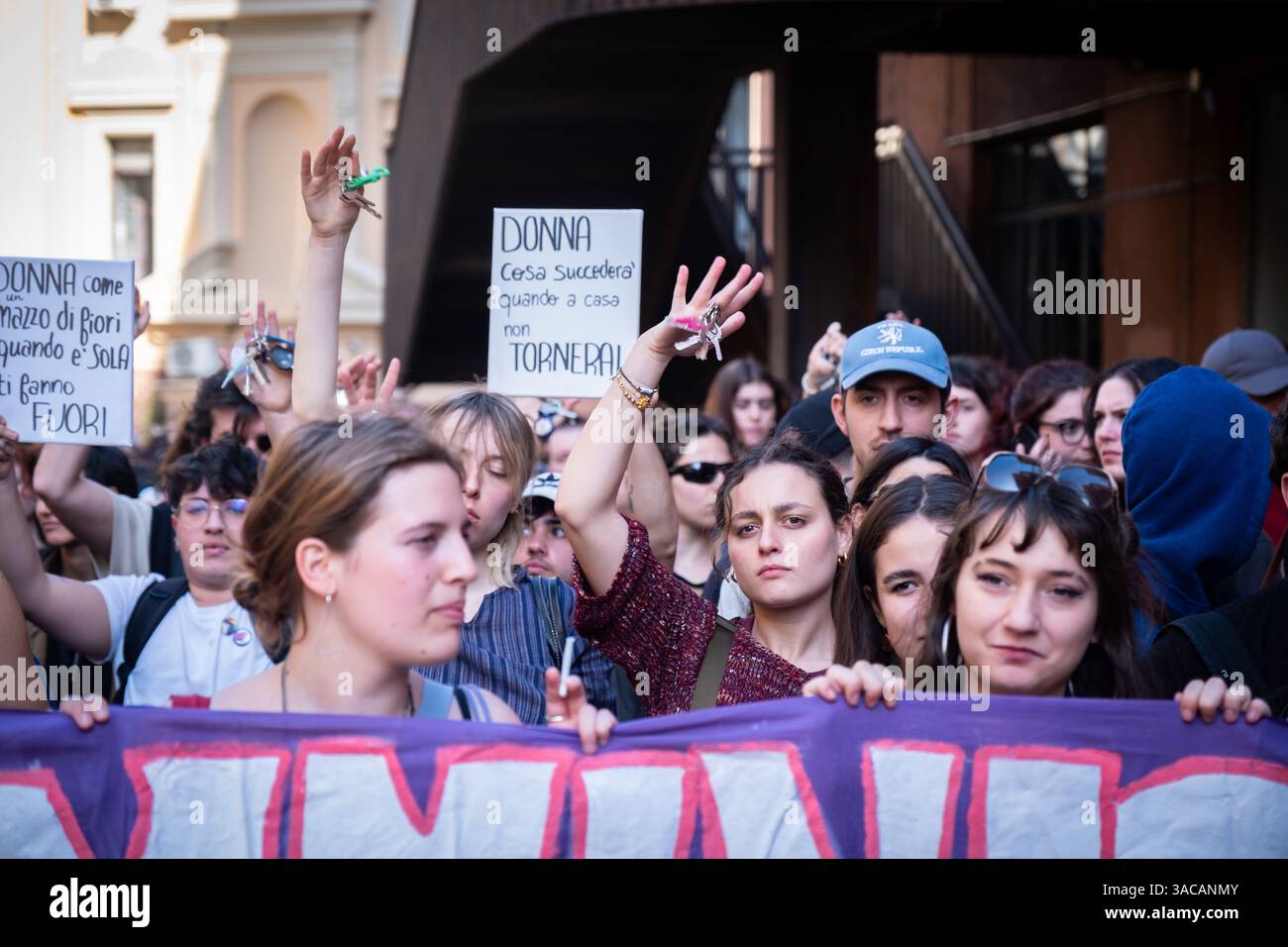 April 3, 2025, Rome, Rm, Italy: Thousands of students join the ...