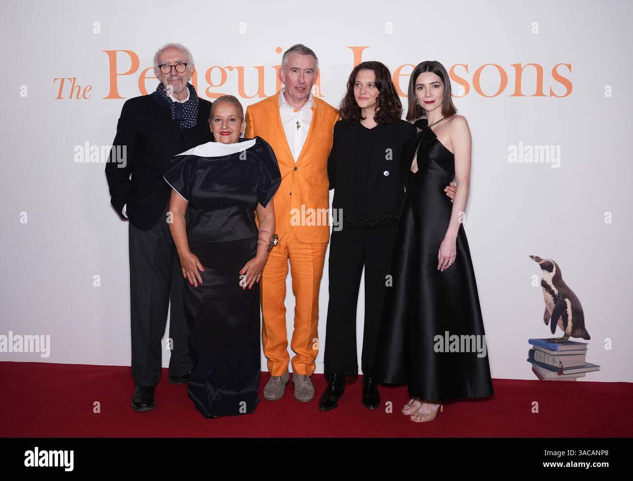 (left to right) Jonathan Pryce, Vivian El Jaber, Steve Coogan ...