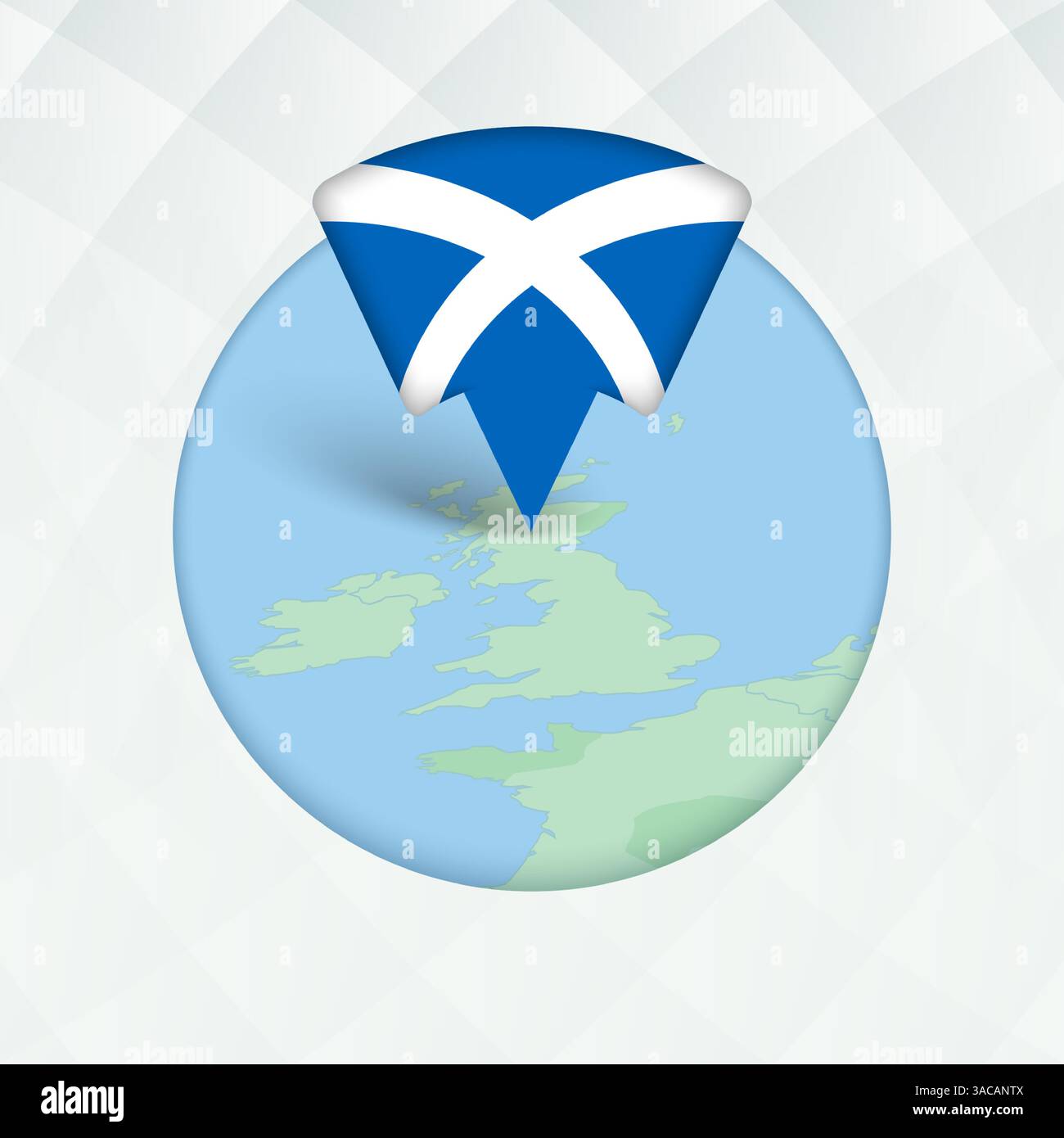 Map of uk scotland highlight hi-res stock photography and images - Alamy