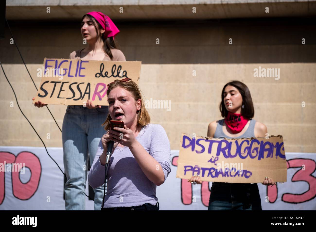 April 3, 2025, Rome, Rm, Italy: Thousands of students join the ...