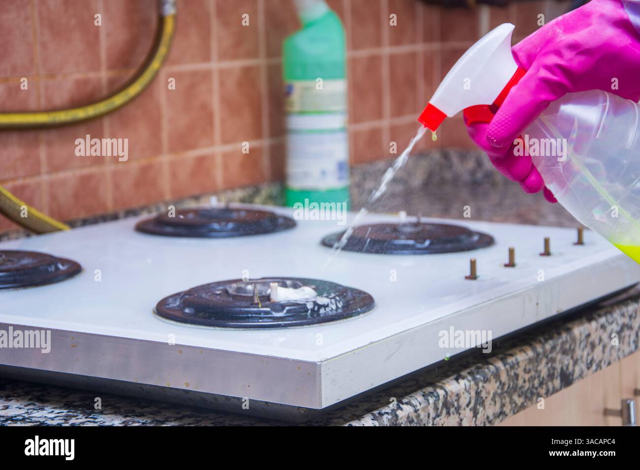 Spraying disinfection hi-res stock photography and images - Alamy