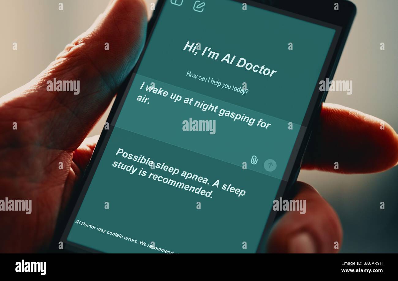 Artificial Intelligence-Based Healthcare Mobile App I wake up at night ...