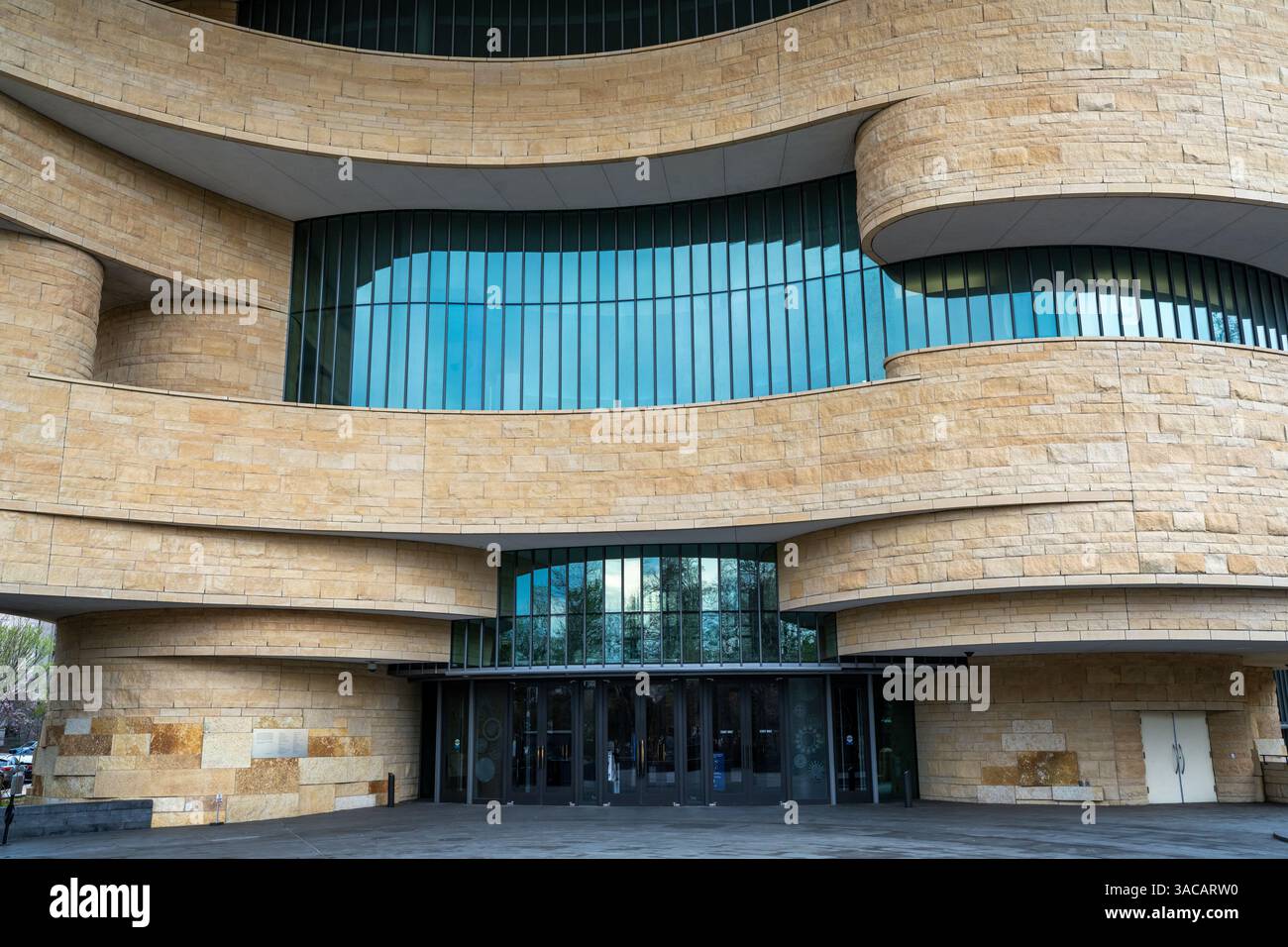 Washington D.C. - March 29 2025: Entrance to the Smithsonian Native ...