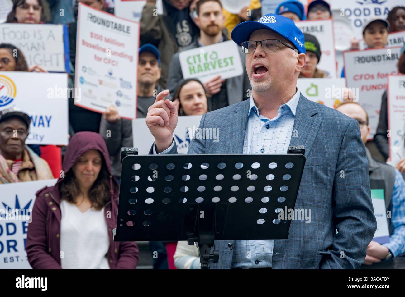 NY Common Pantry Executive Director, Stephen Grimaldi. On April 3, 2025 ...