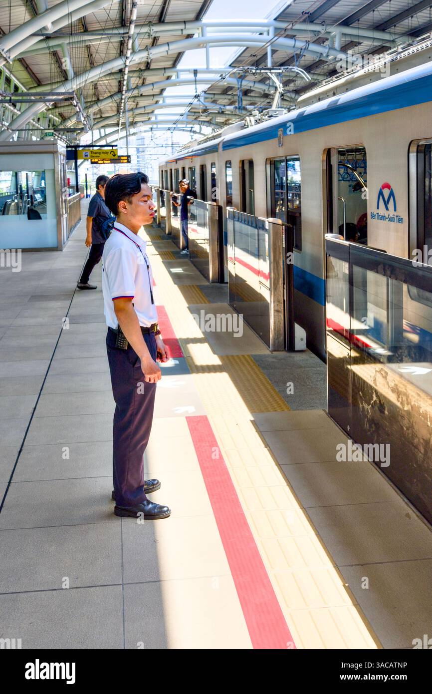 Newly Opened Ho Chi Minh City Metro Line 1, Total Length 19.7 Km With 14 Stations Running From ...
