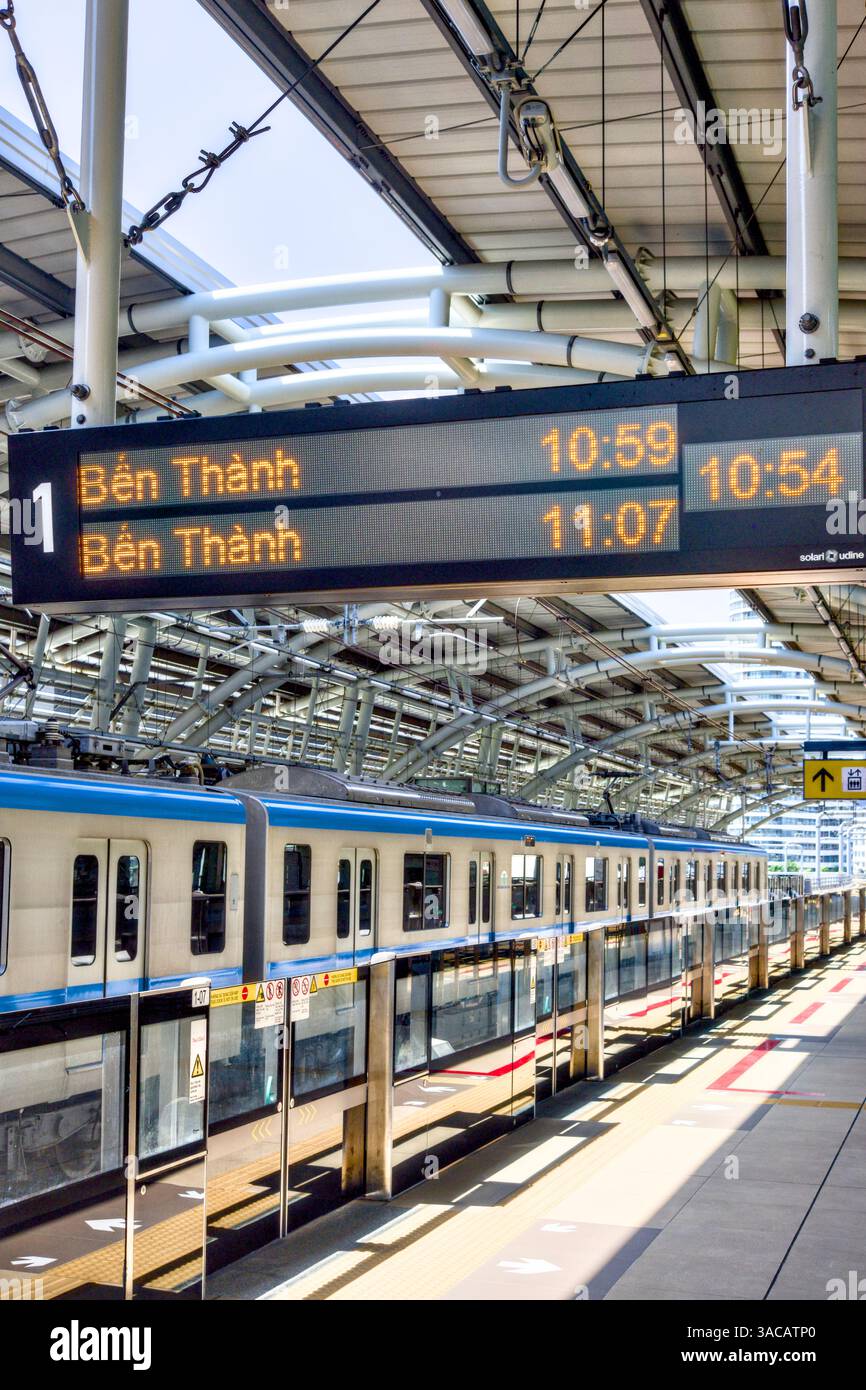 Newly Opened Ho Chi Minh City Metro Line 1, Total Length 19.7 Km With ...