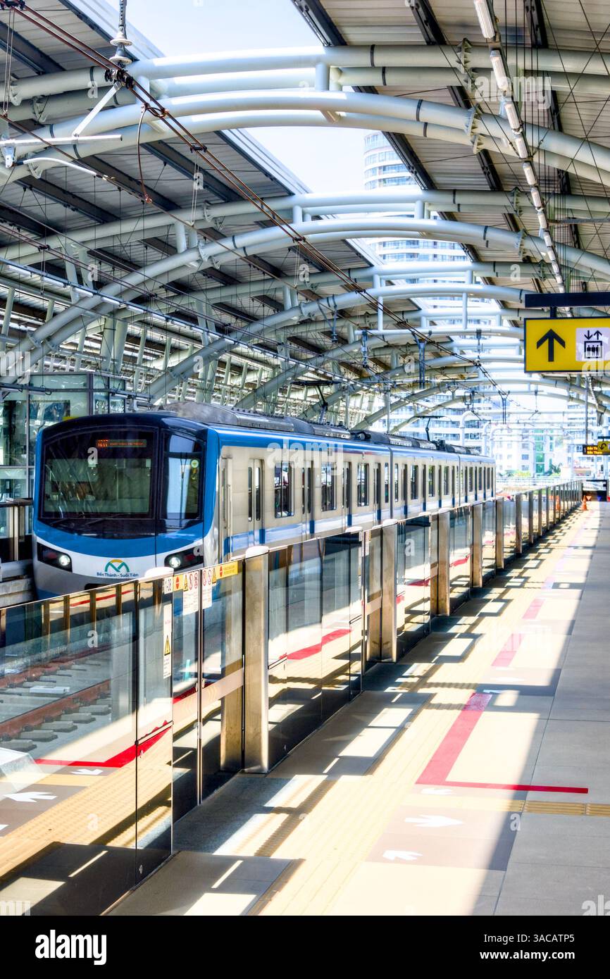 Newly Opened Ho Chi Minh City Metro Line 1, Total Length 19.7 Km With ...