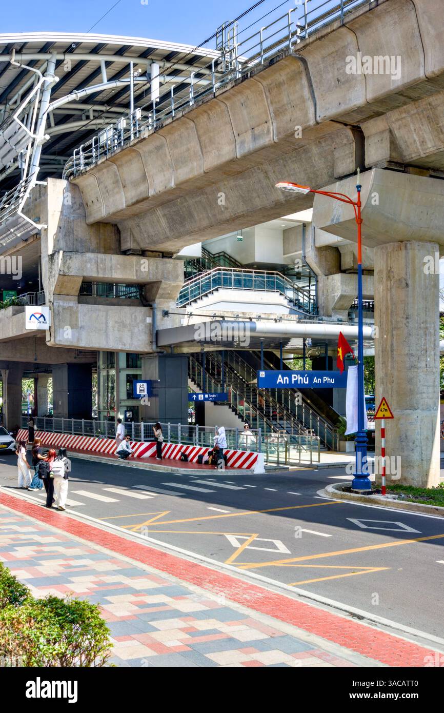 Newly Opened Ho Chi Minh City Metro Line 1, Total Length 19.7 Km With 14 Stations Running From ...