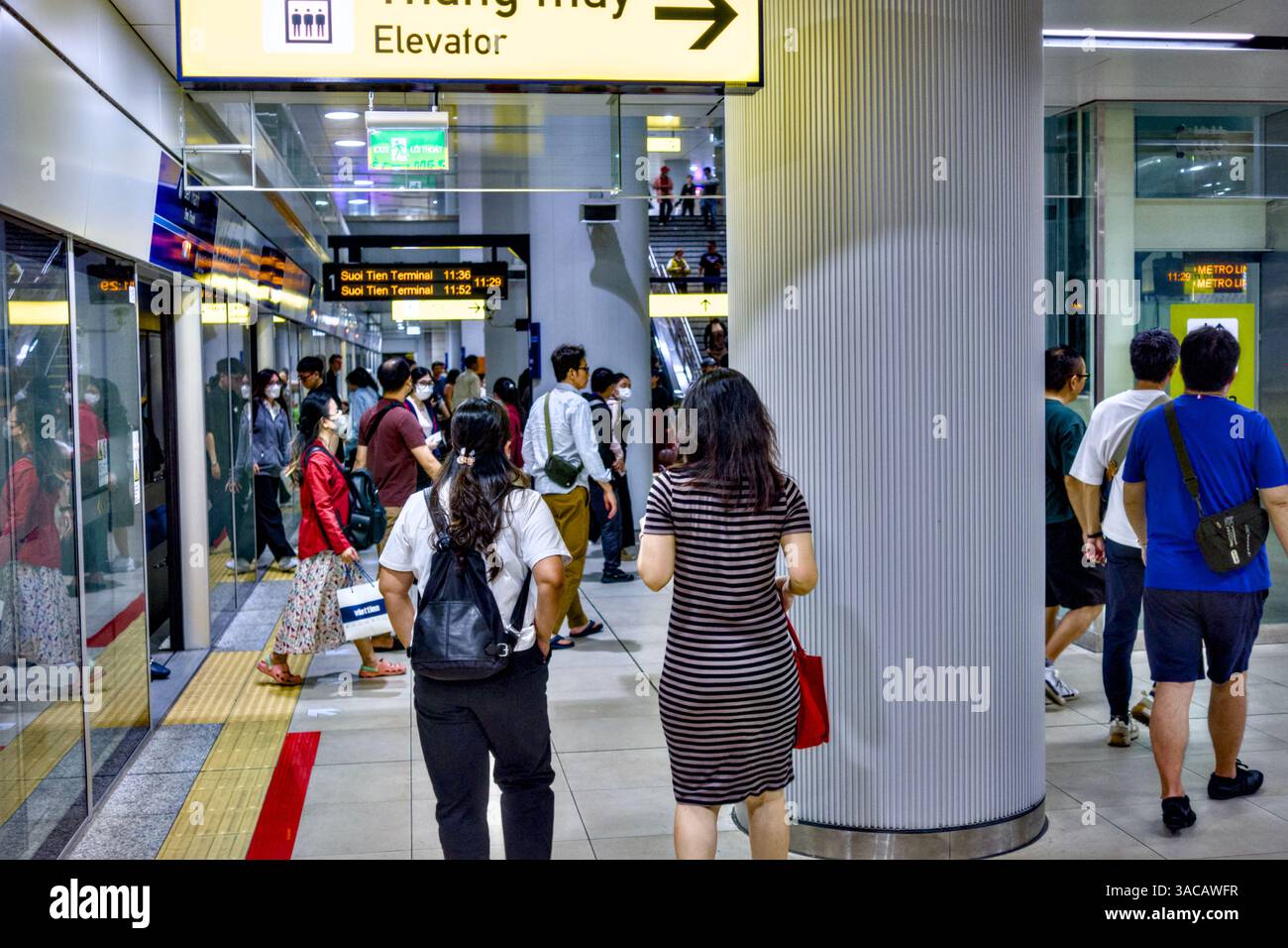 Newly Opened Ho Chi Minh City Metro Line 1, Total Length 19.7 Km With 14 Stations Running From ...