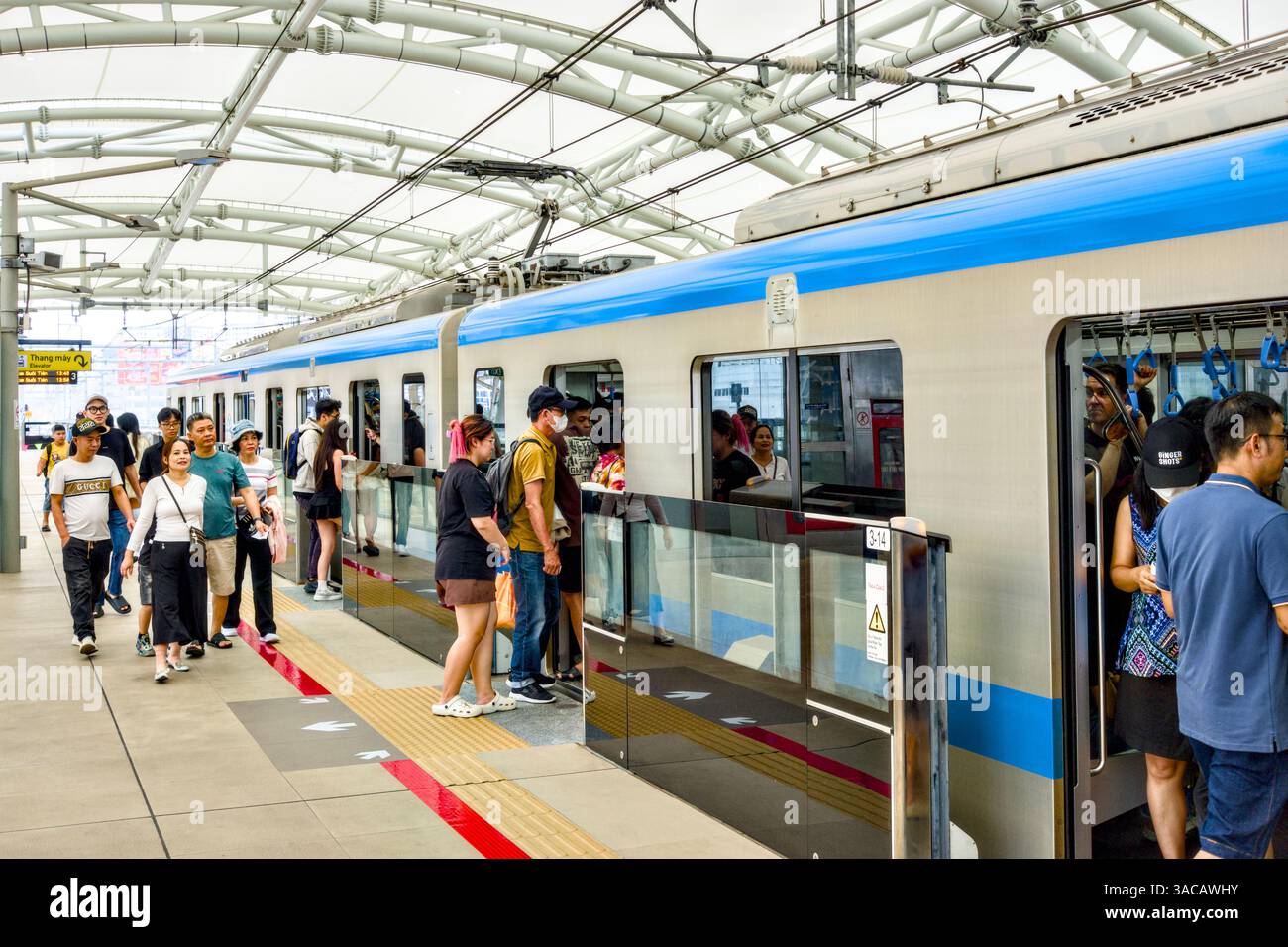 Newly Opened Ho Chi Minh City Metro Line 1, Total Length 19.7 Km With ...
