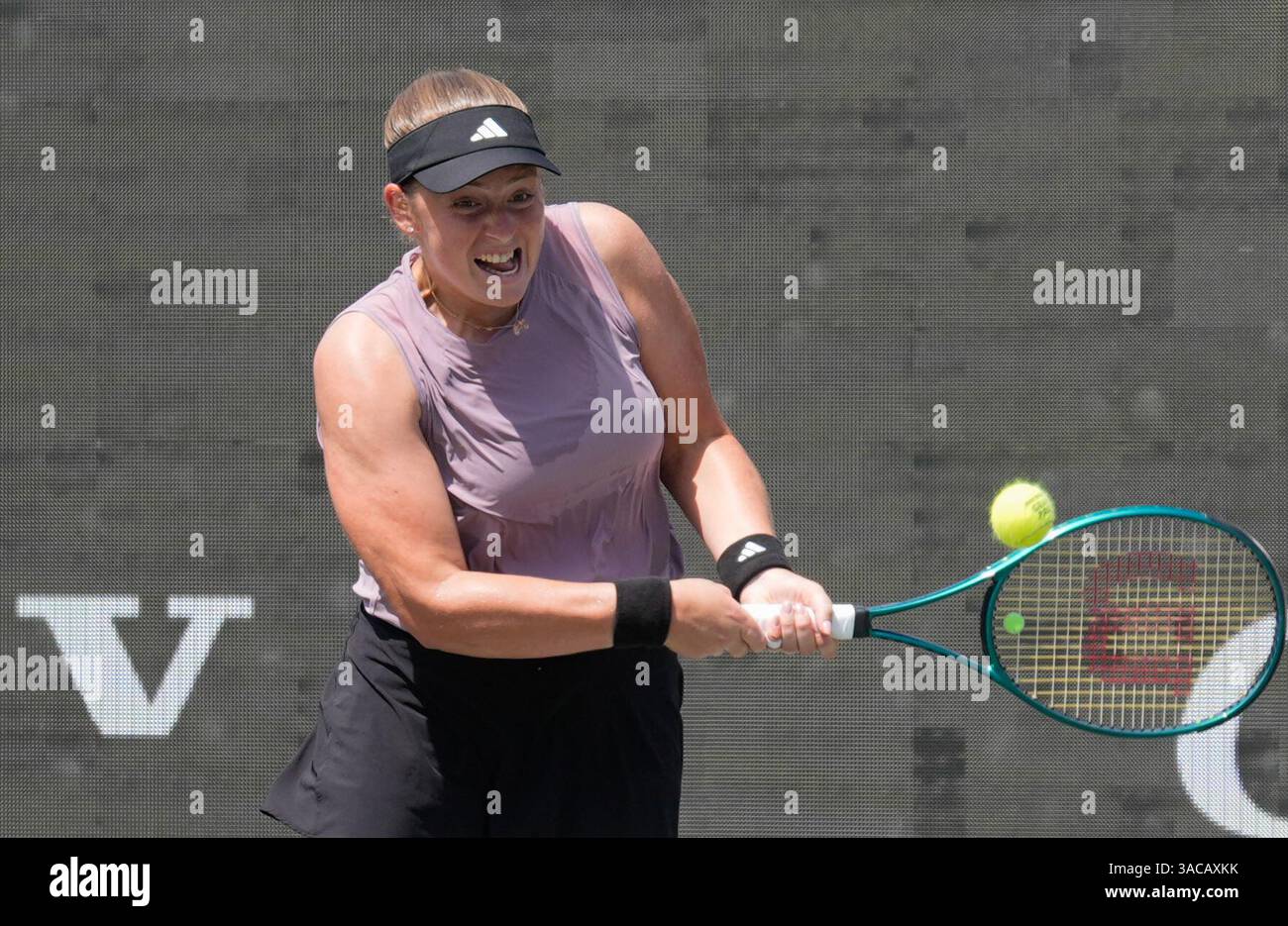 Charleston, USA. 03rd Apr, 2025. April 3, 2025: Jelena Ostapenko (LAT ...