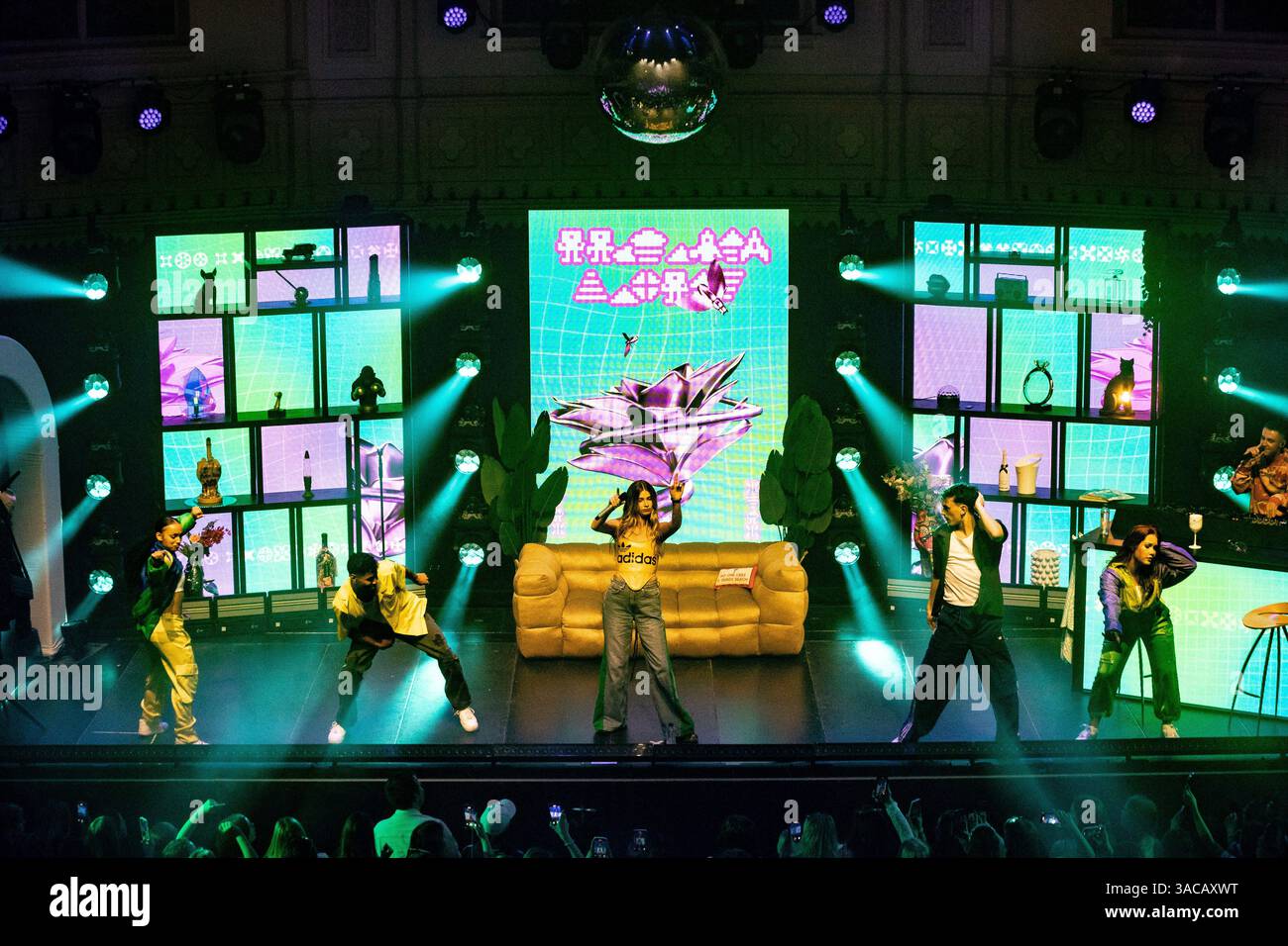 AMSTERDAM - Singer Roxy Dekker during her concert at Paradiso, which ...