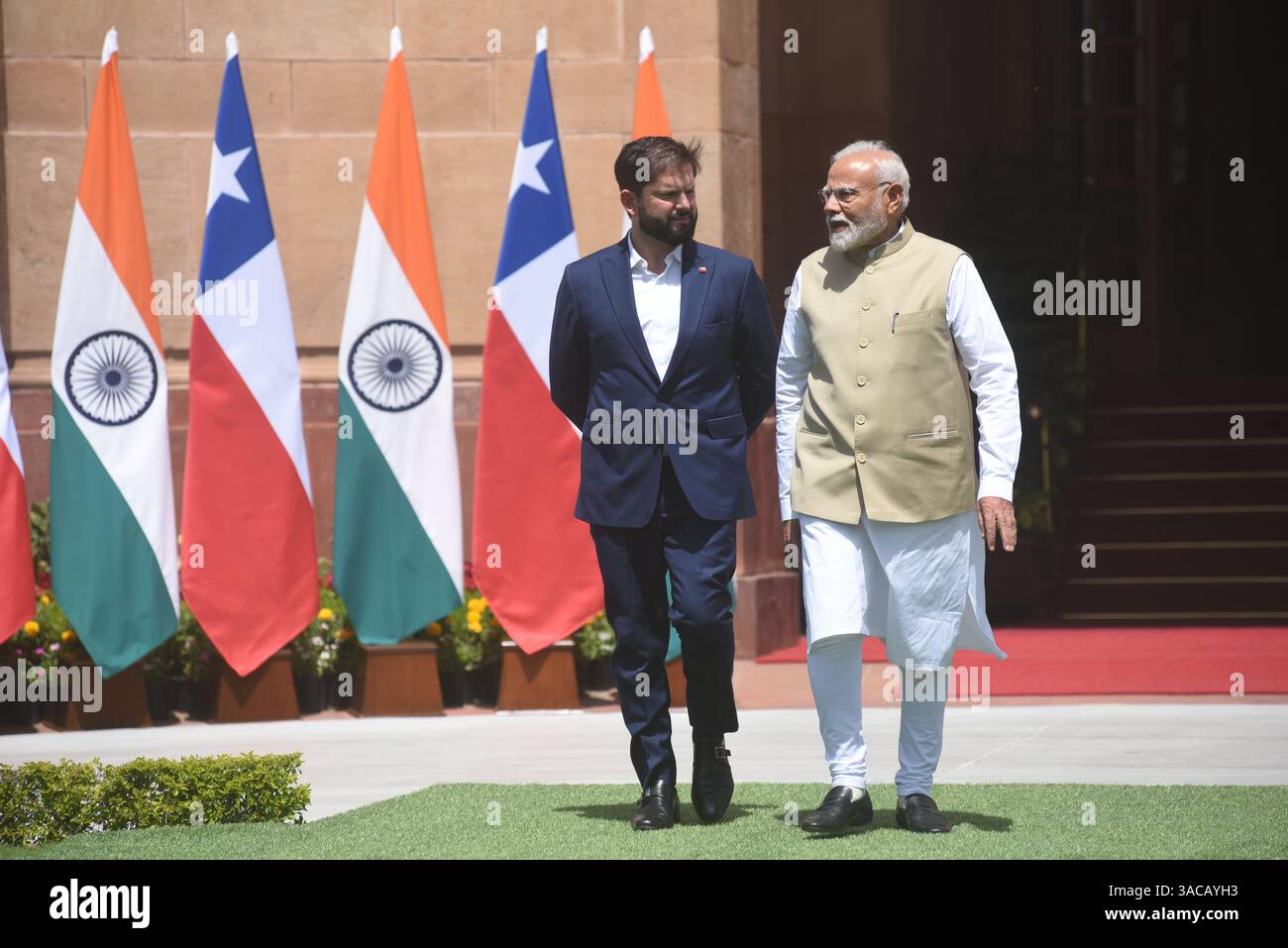 New Delhi, India. 01st Apr, 2025. Indian Prime Minister Narendra Modi ...
