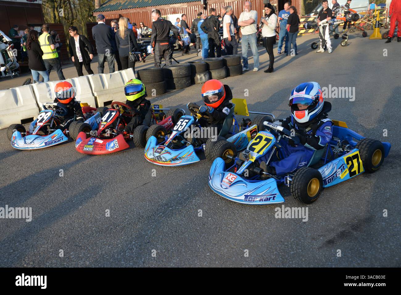 British racing driver Freddie Slater (No 27) who is competing in the ...