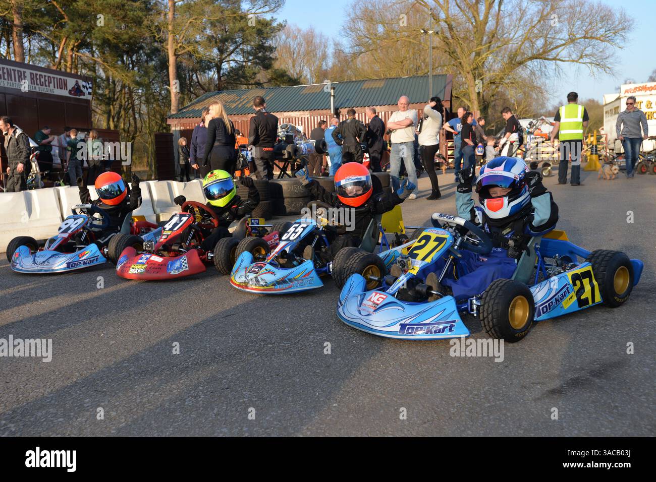 British racing driver Freddie Slater (No 27) who is competing in the ...