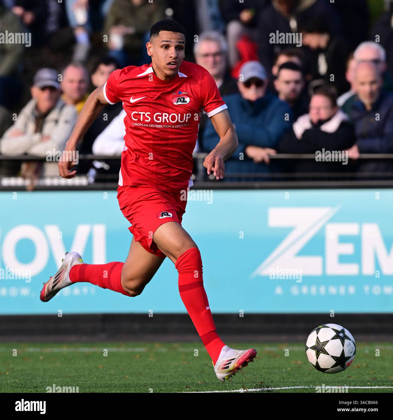 WIJDEWORMER - Wassim Bouziane of AZ O19 during the UEFA Youth League ...