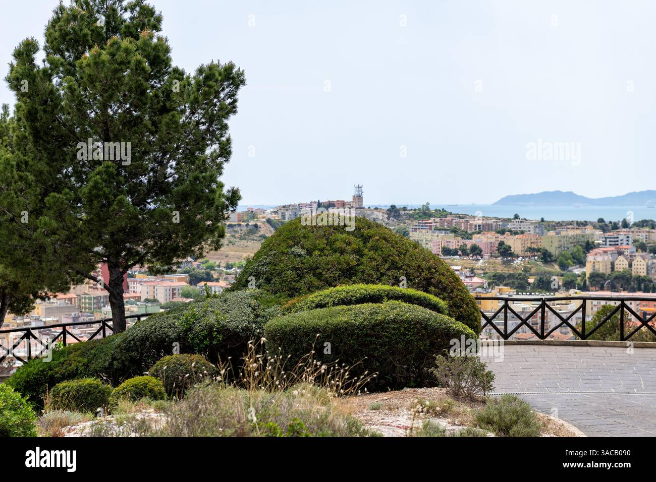Castle of San Michele or Castello di San Michele park in Cagliari ...