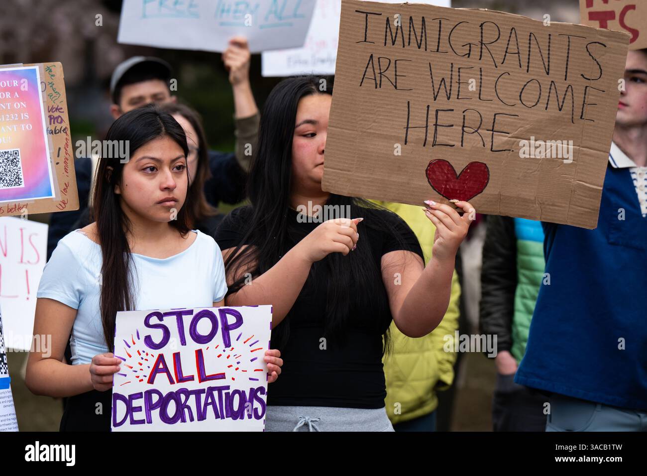 Seattle, USA. 3rd Apr 2025. University of Washington faculty, staff and ...