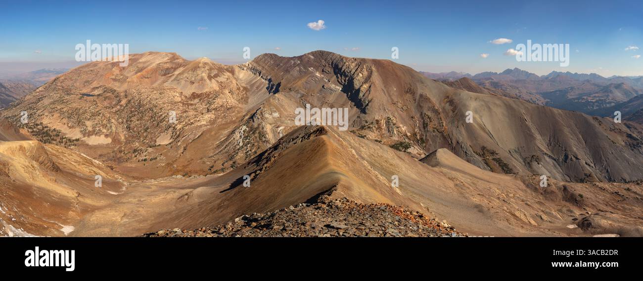 Treasure and Treasury Mountains in the Elk range outside of Crested ...