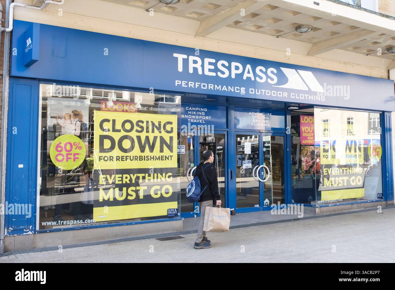 The trespass store in Broadmead shopping quarter Bristol UK Stock Photo ...