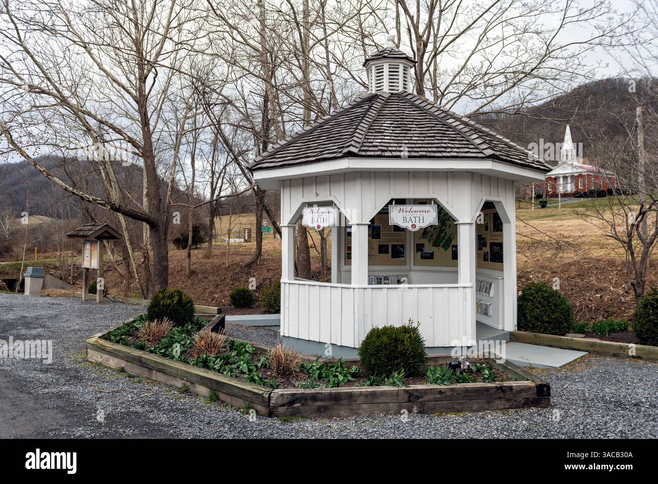 Warm Springs, USA - March 11, 2023: Jefferson Pools gazebo by Omni ...