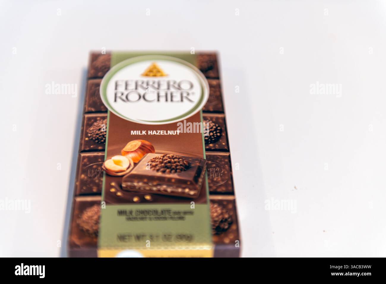 Destin, USA - March 6, 2023: Ferrero Rocher brand luxury milk chocolate ...