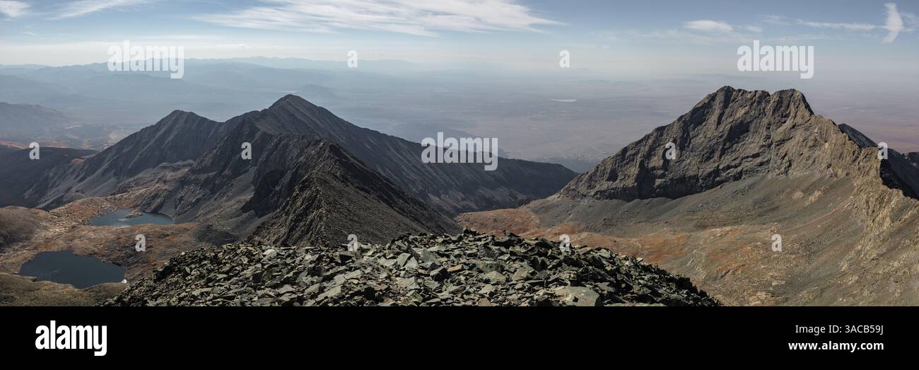 Little Bear Peak (14,041') and Winchell Lakes in the Sangre de Cristo ...