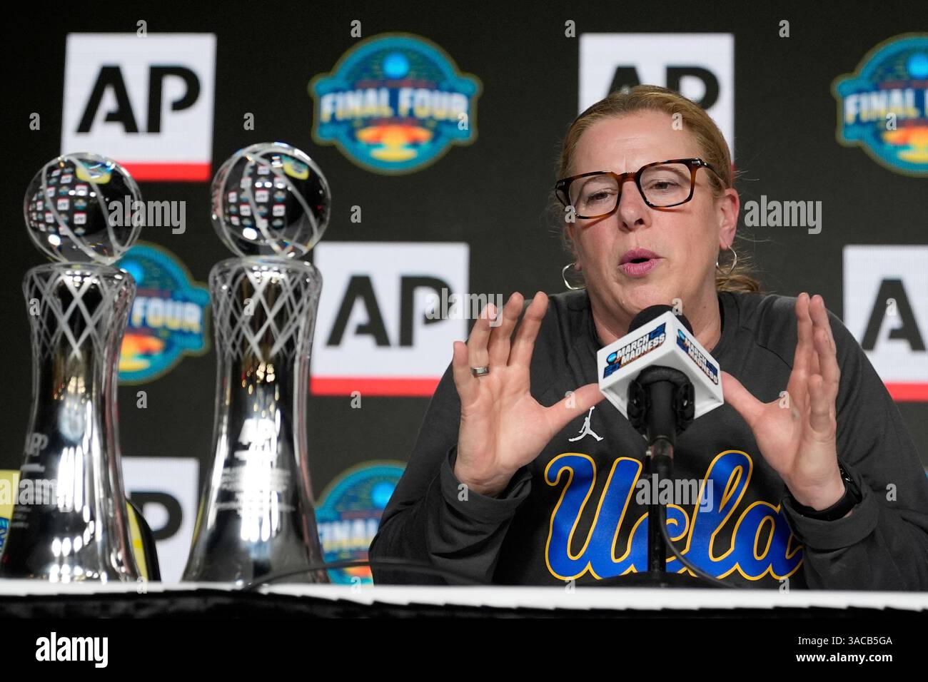 UCLA head coach Cori Close speaks after being name The Associated Press ...