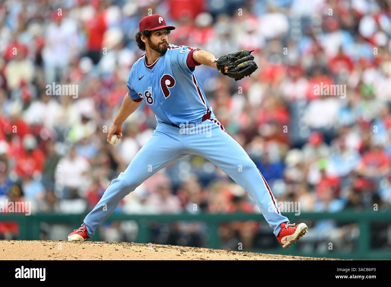 PHILADELPHIA, PA - APRIL 03: Philadelphia Phillies pitcher Jordan ...
