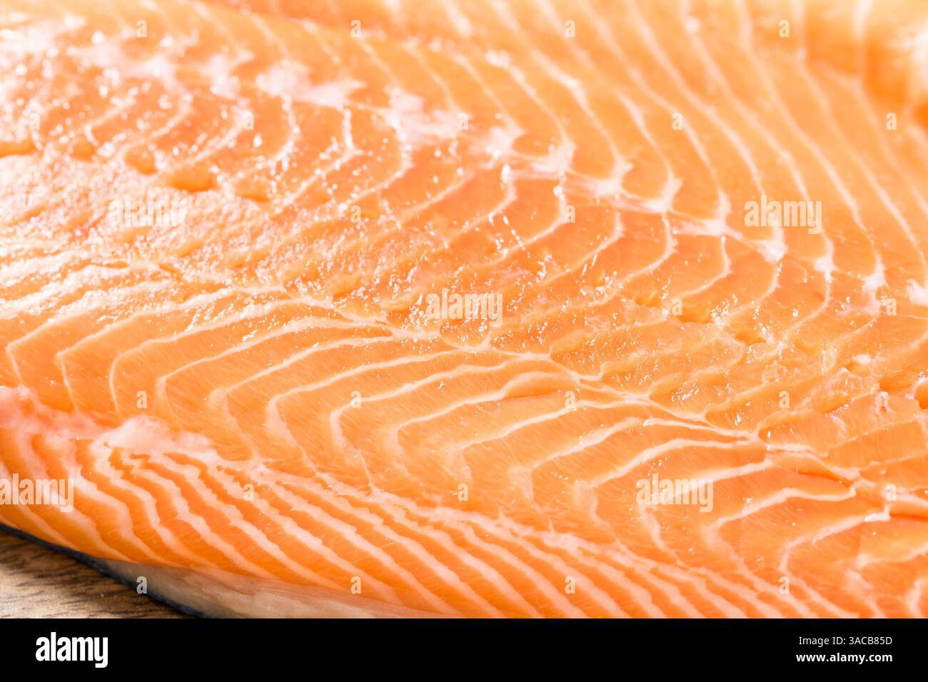 Raw Atlantic Salmon Fillet Ready to Cook Stock Photo - Alamy