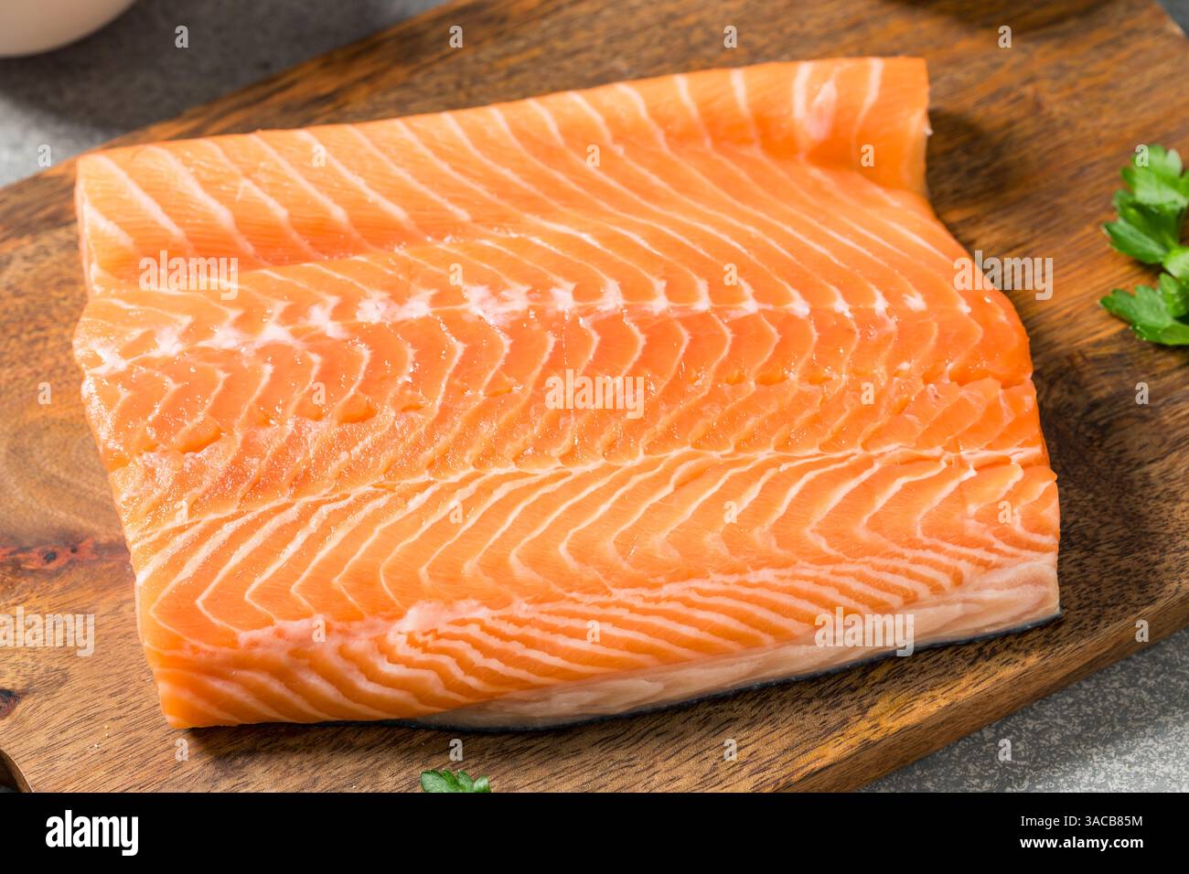 Delicious fresh salmon fillets hi-res stock photography and images - Alamy