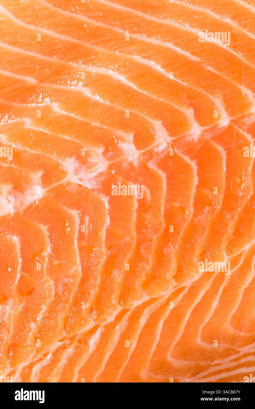 Raw Atlantic Salmon Fillet Ready to Cook Stock Photo - Alamy