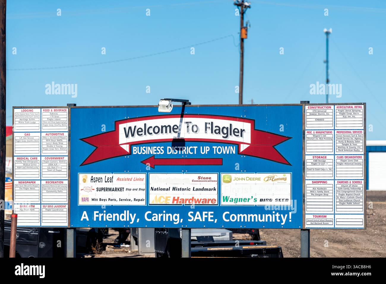 Flagler, USA - November 22, 2022: Colorado interstate i70 road highway ...