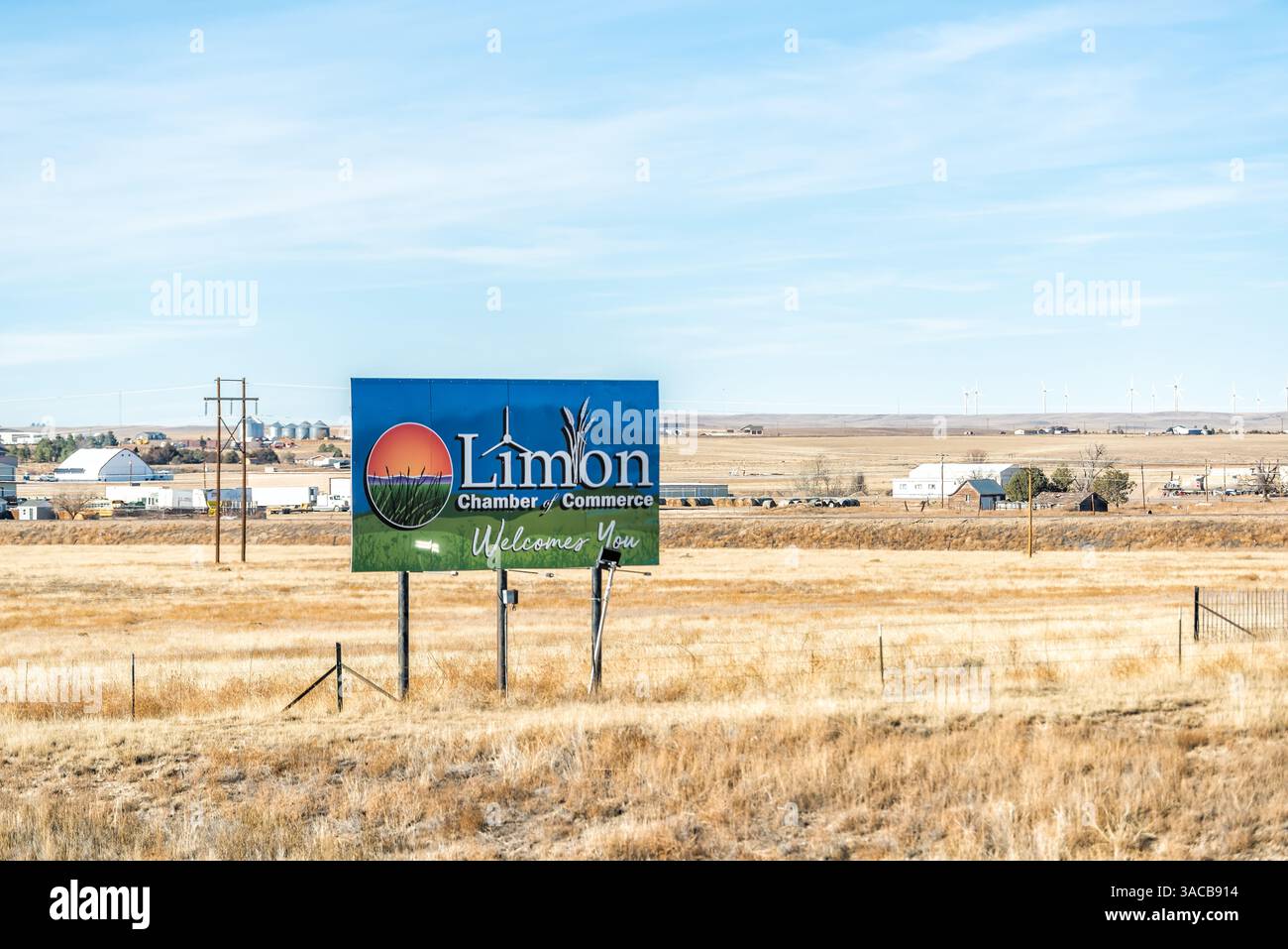 Limon, USA - November 22, 2022: Colorado interstate i70 road highway ...