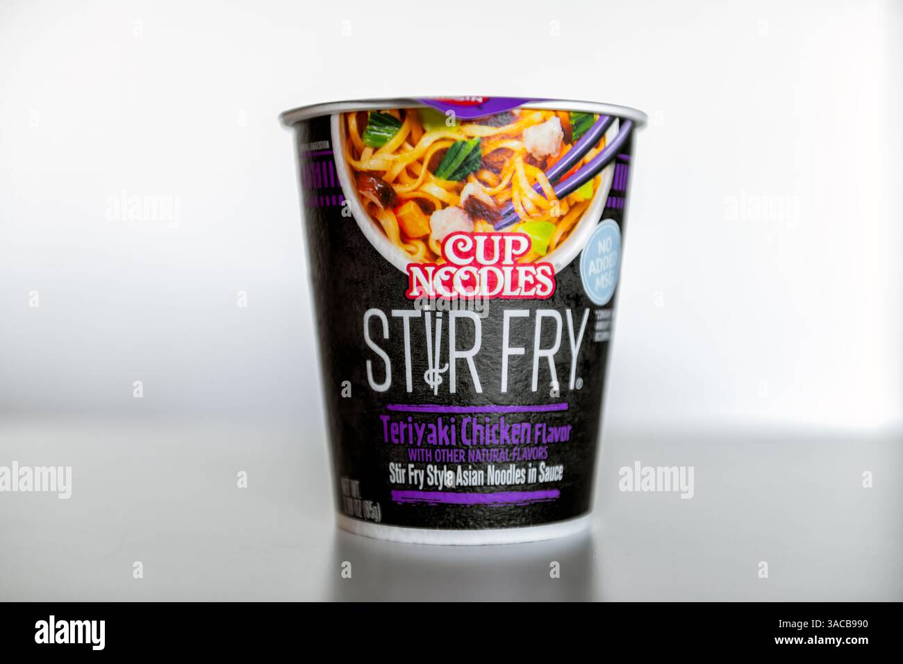 Destin, USA - March 5, 2023: Cup Noodles brand ramen noodle instant ...