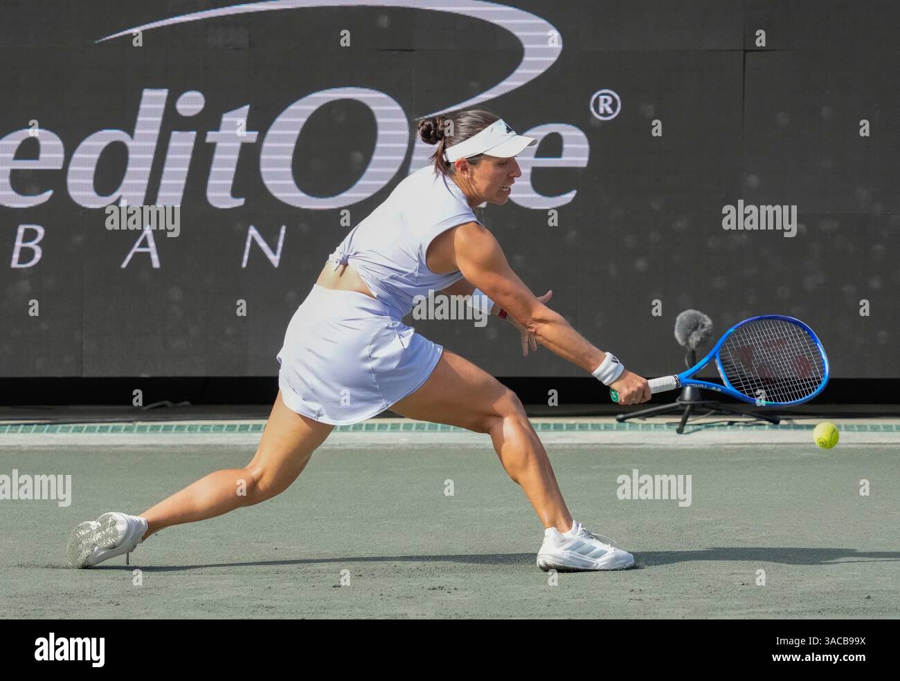 April 3, 2025: Jessica Pegula (USA) defeated Ajla Tomaljanovic (AUS) 6 ...